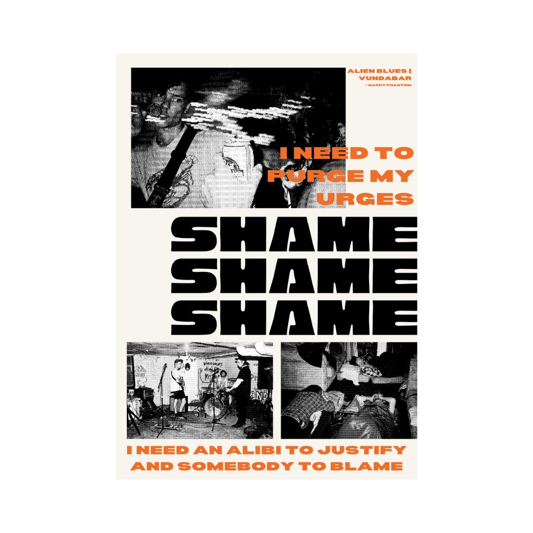 ALIEN BLUES / Lyrics / Music Print / A4 Art Print / Vundabar / | Etsy