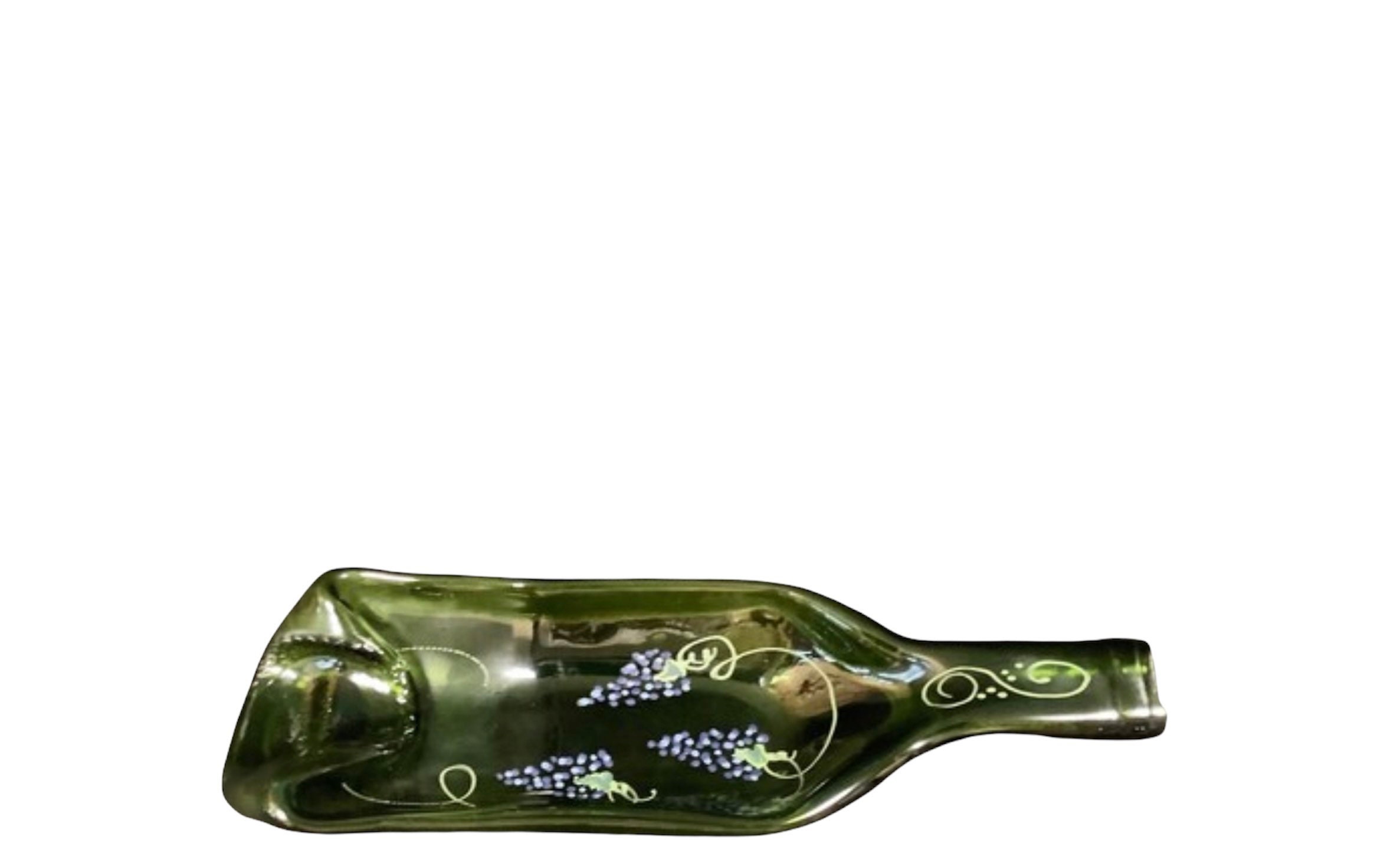 Slumped Glass Spoon Rest Hand Painted - Etsy