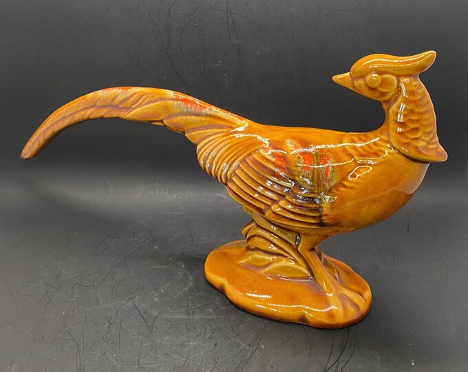 Mid Century Modern Vintage Ceramic Pheasant, Deforest Pottery ...