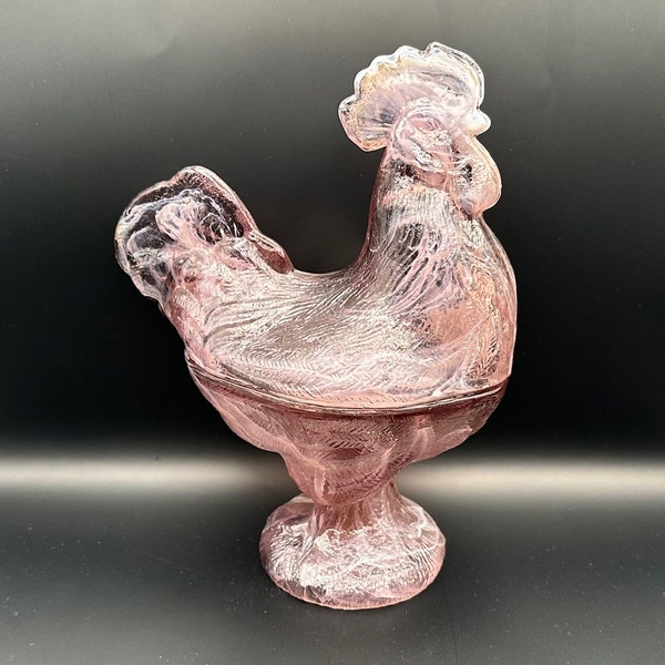 Glass Rooster - Etsy