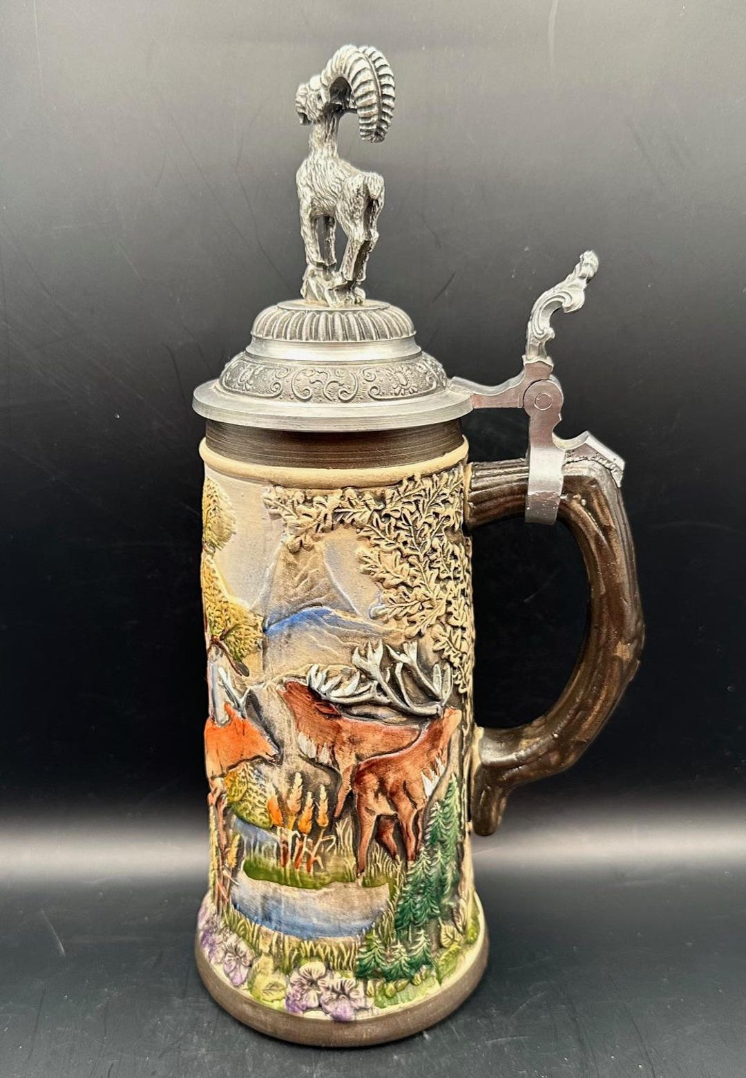 Vintage Dominant Buck Beer Stein, King-werk Collectible, Stein ...
