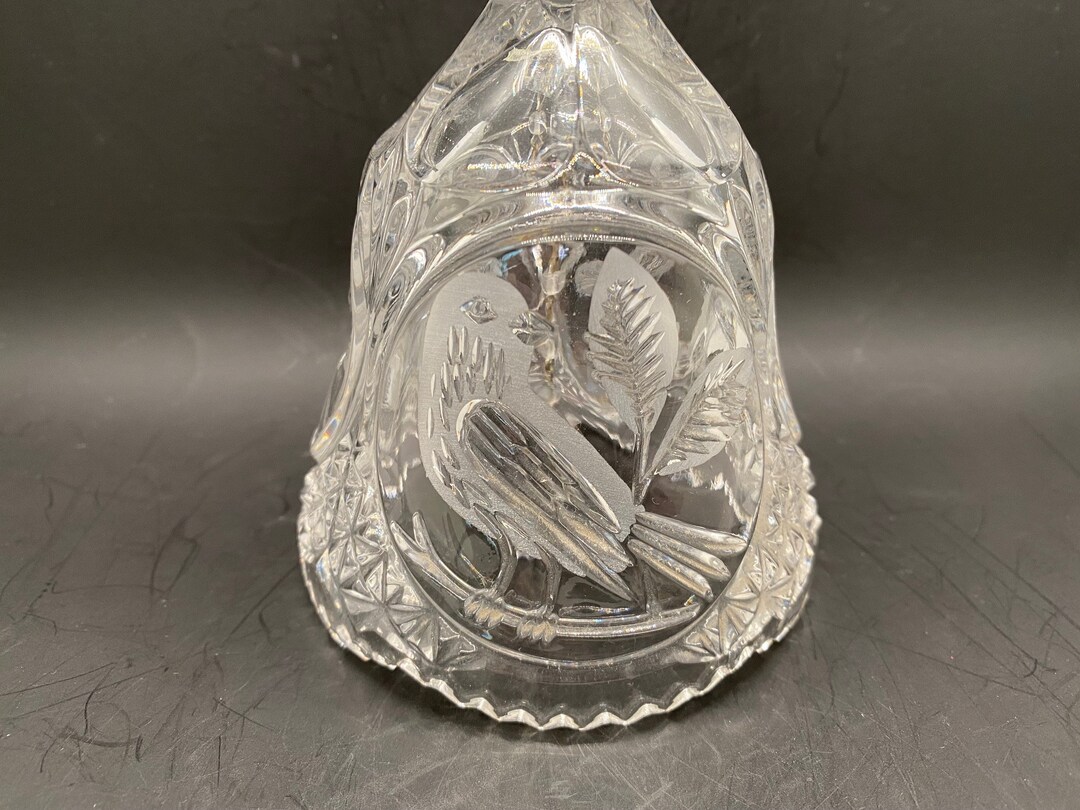 Beautiful Crystal Byrdes Collection Bell From Hofbauer - Etsy