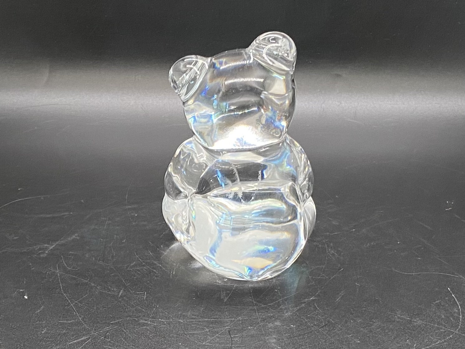 Bear Lovers Crystal Paperweight 24% Lead Crystal Bear Crystal Bear ...