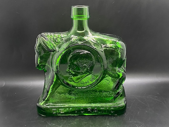 Vintage Wheaton Political Themed Bottles Agnew/nixon - Etsy