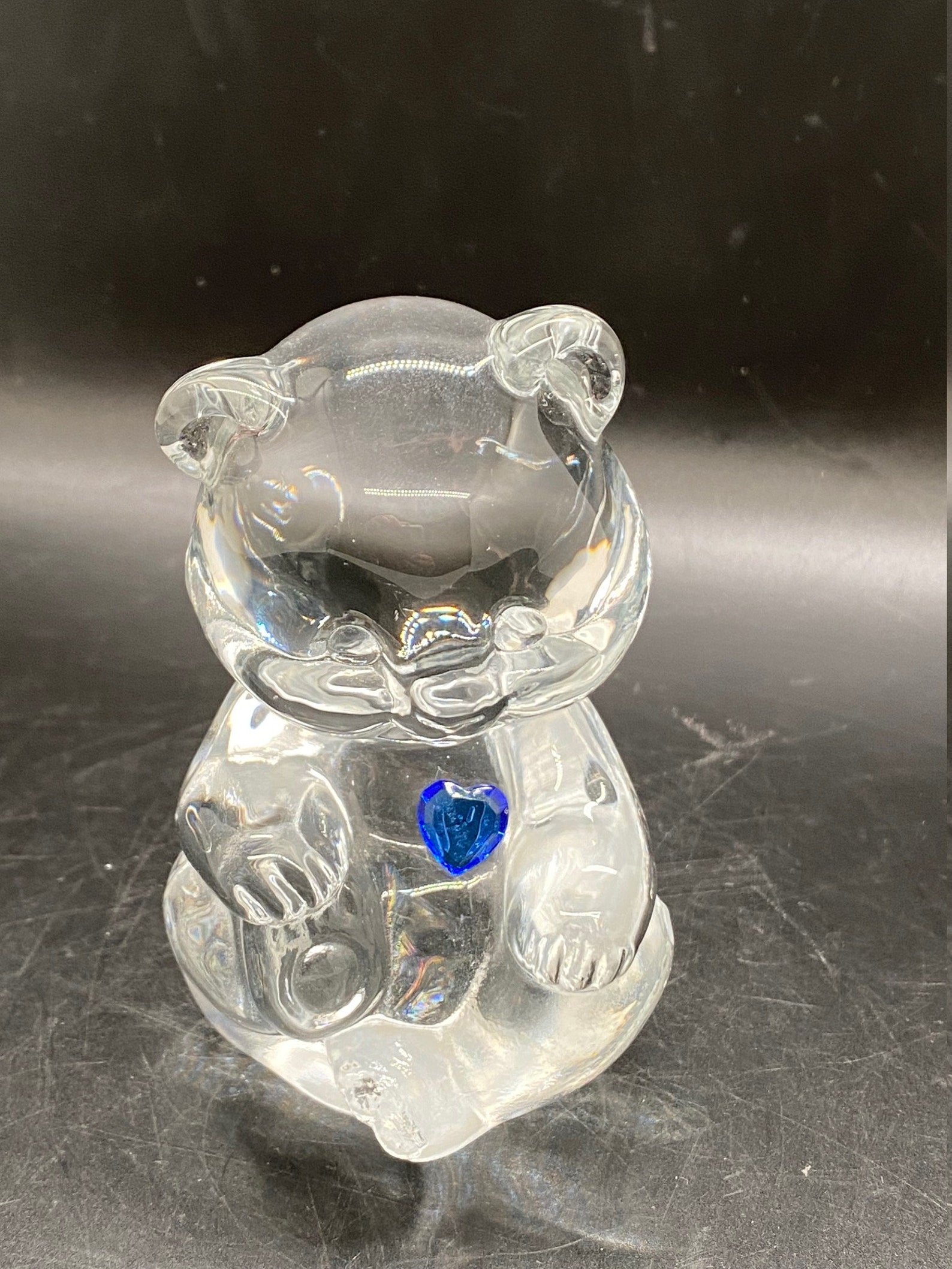 Vintage Fenton Art Glass Bears Figurine With Amethyst Purple - Etsy