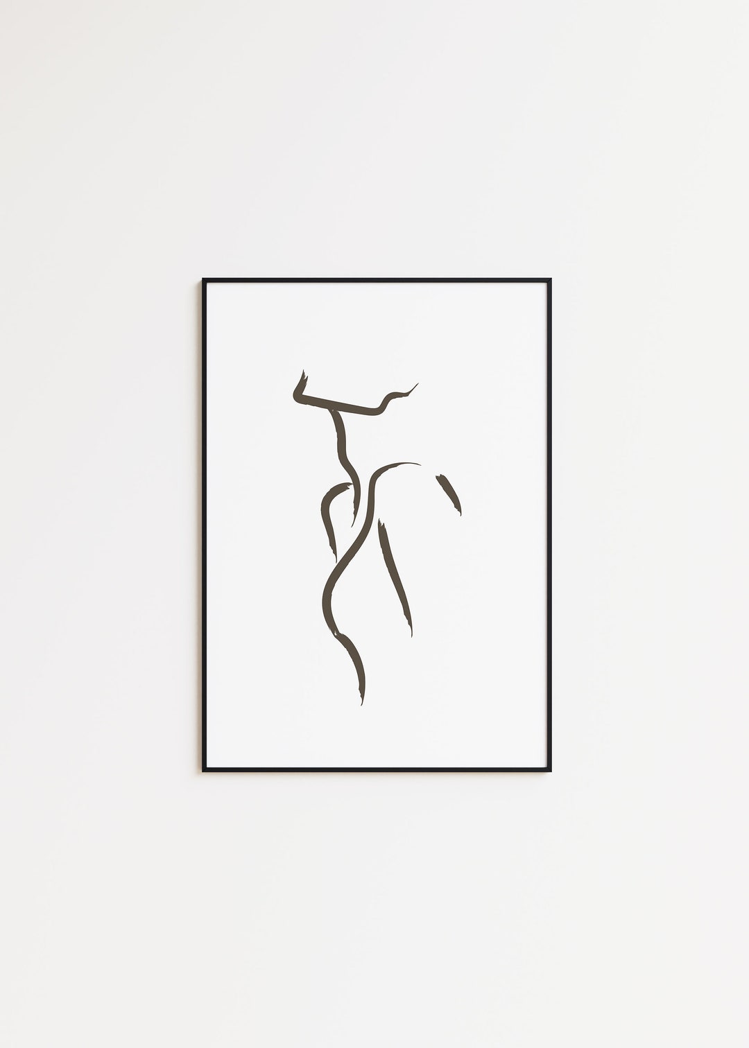 One Line Body Wall Art, Minimal Printable Wall Art, Minimalistic Wall ...