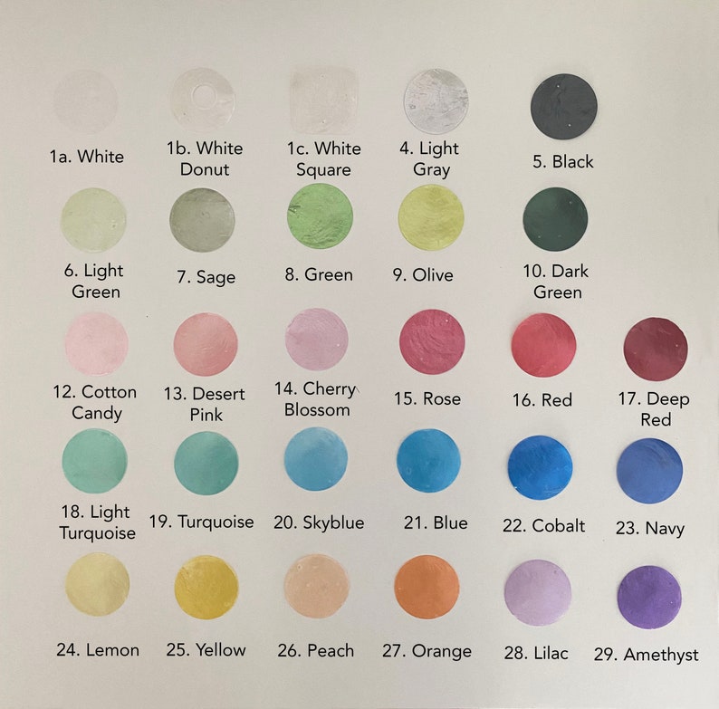 30 Round Capiz Shells 2 5cm With 2 Holes in Various - Etsy