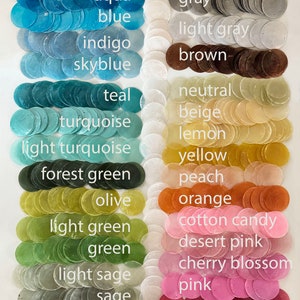 30 Round Capiz Shells 2" (5cm) With 2 Holes in Various Colors, DIY ...