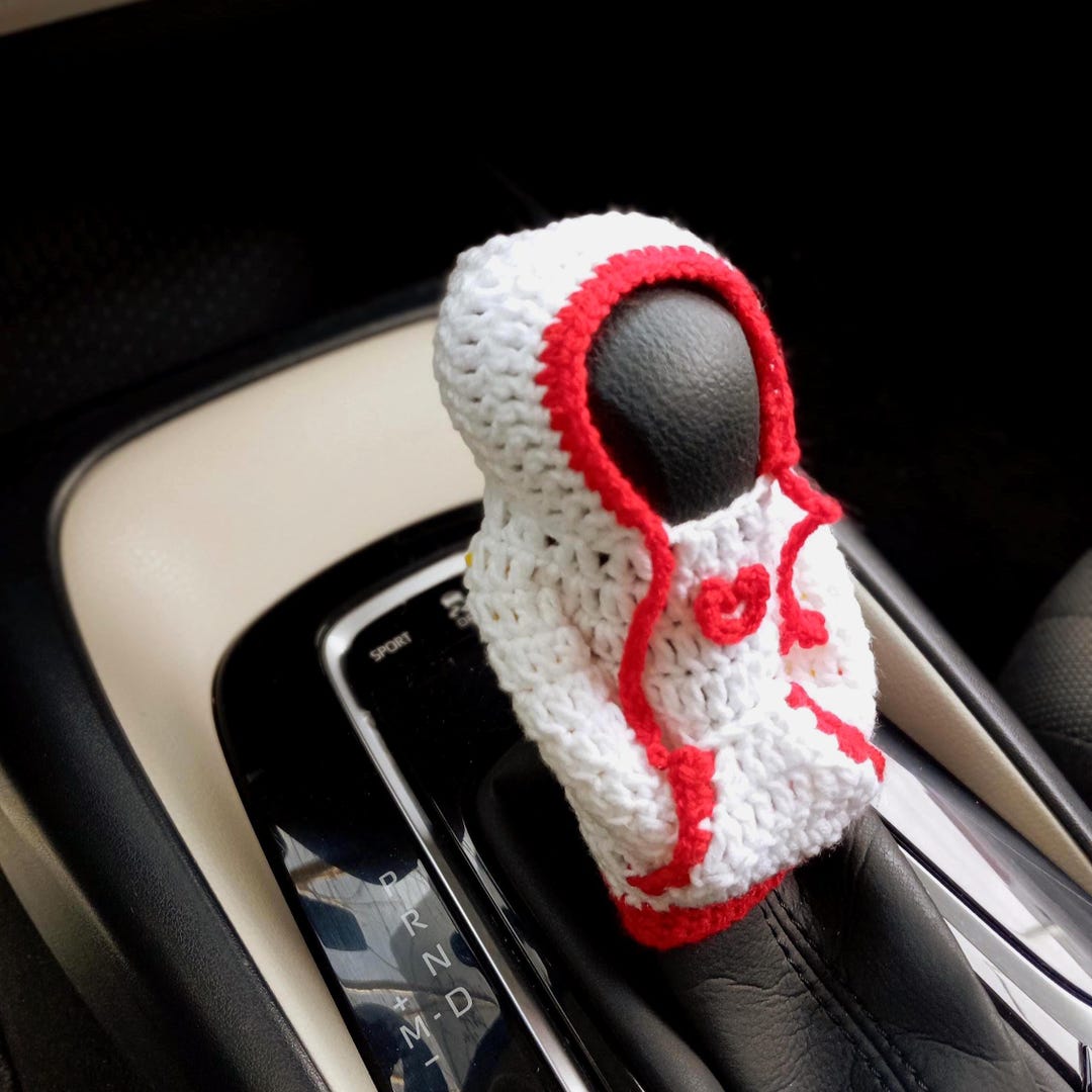 Interior Car Accessories for Women Cute, White Gear Shift Knob Cover - Etsy