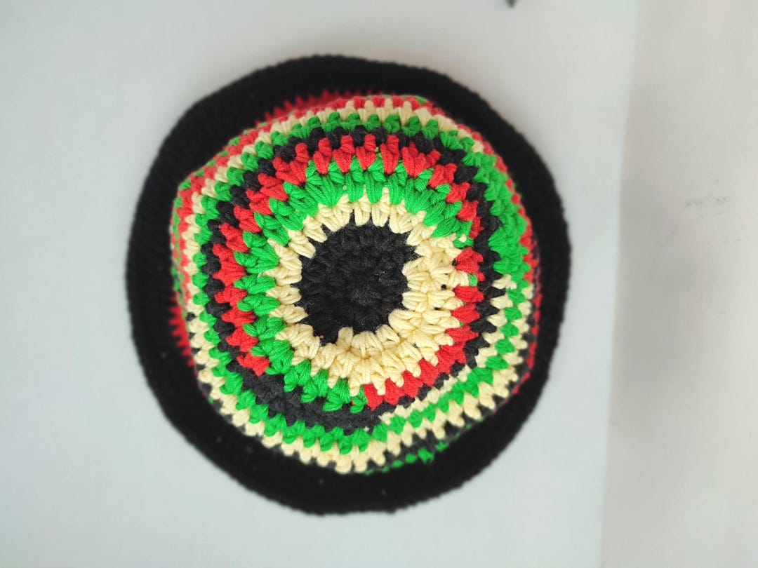 Custom Rasta Hat With Brim, Reggae Hat Men, XXL Tam, Dreadlock Bonnet ...