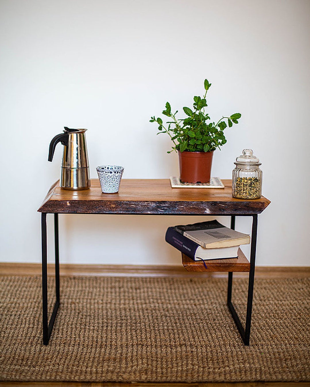 Side Table Cherry Solid Wood, Laptop Table, TV Table - Etsy