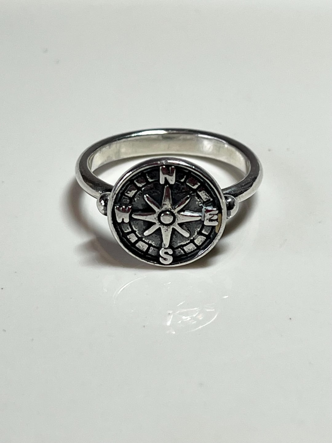 James Avery Retired 925 Sterling Silver “life’s Journey” Compass Ring ...
