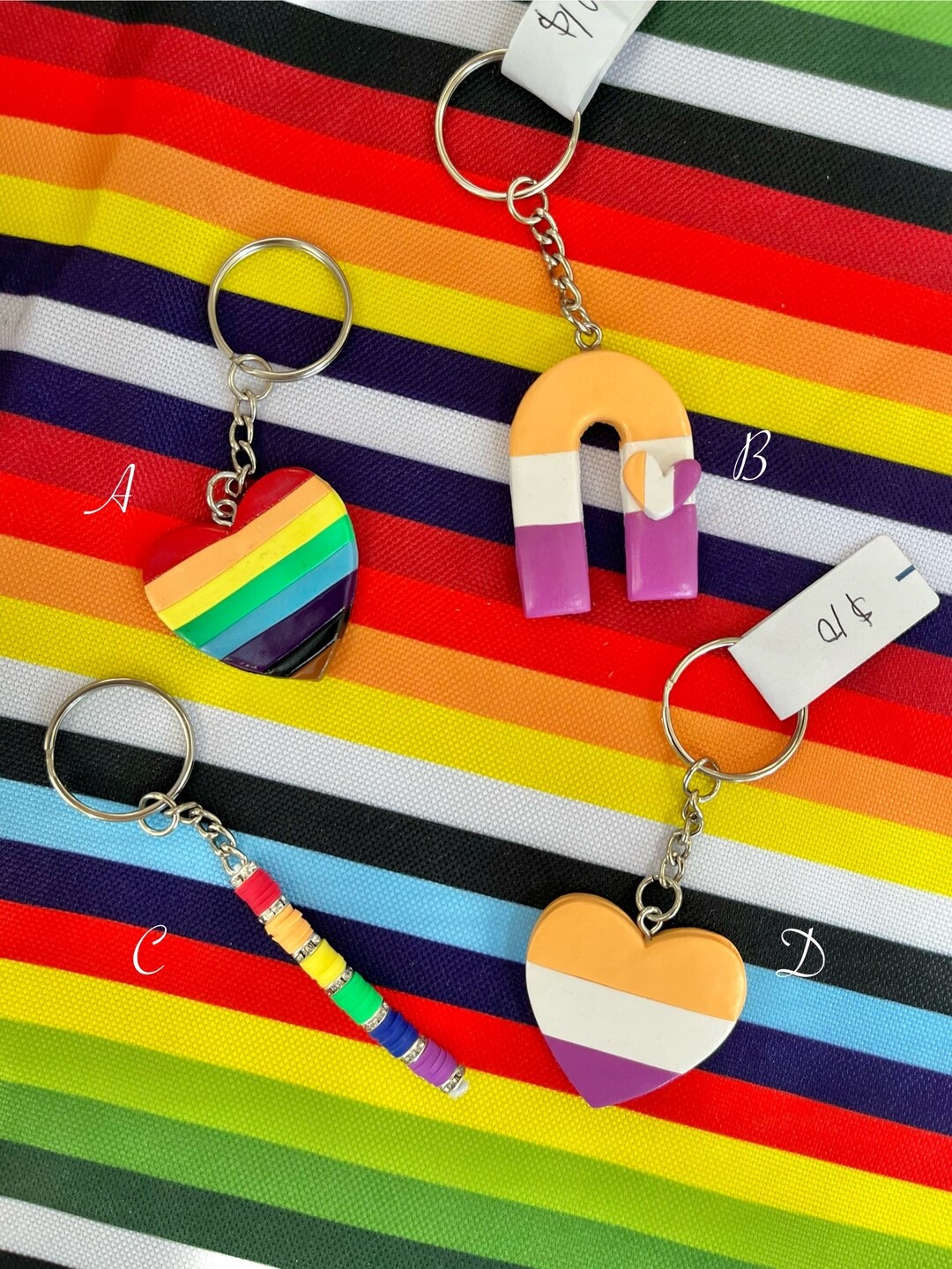 Keychain Collection-handmade Polymer Clay - Etsy