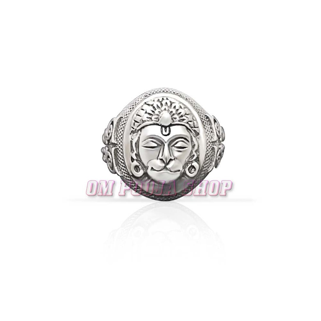 Hanuman Ring, 925 Sterling Silver Hanuman Ring, Anjaneya Swamy Ring ...