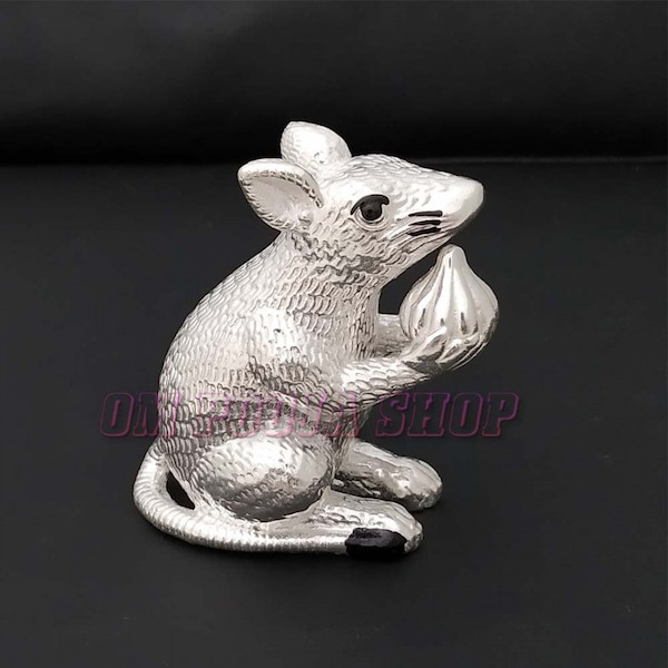 Silver Mouse - Etsy