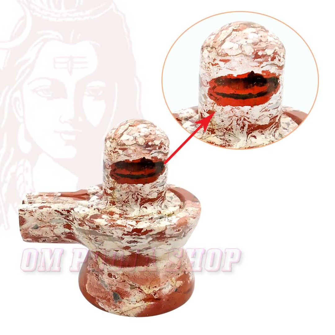 Tripund Dhari Shivling in Red Jasper Gemstone - Etsy