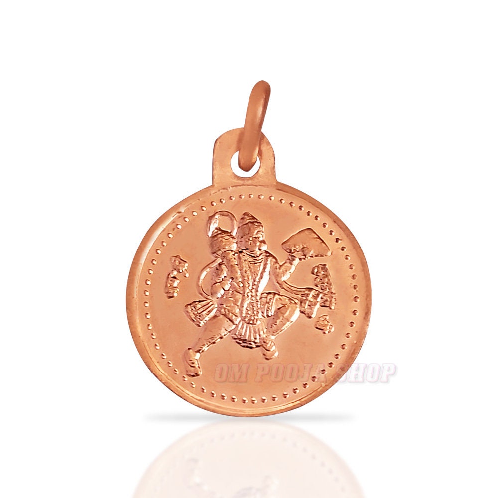Sri Hanuman Ji Yantra Locket in Copper Hanuman Yantra Kavach Pendant ...
