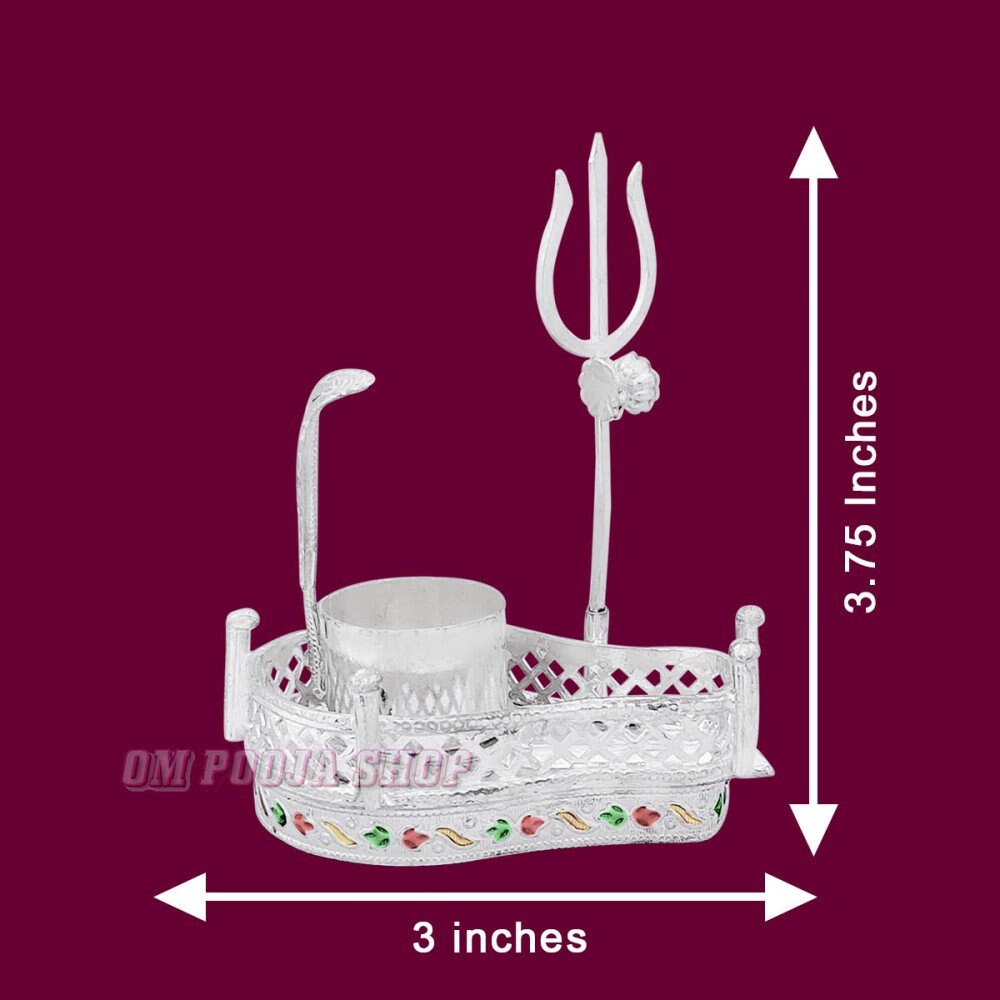 Yoni Base With Snake and Trishul in Sterling 925 Sterling - Etsy