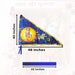 Jai Shree Krishna Flag / Jhanda Hindu Warrior Lion Riding Mahavidhya ...
