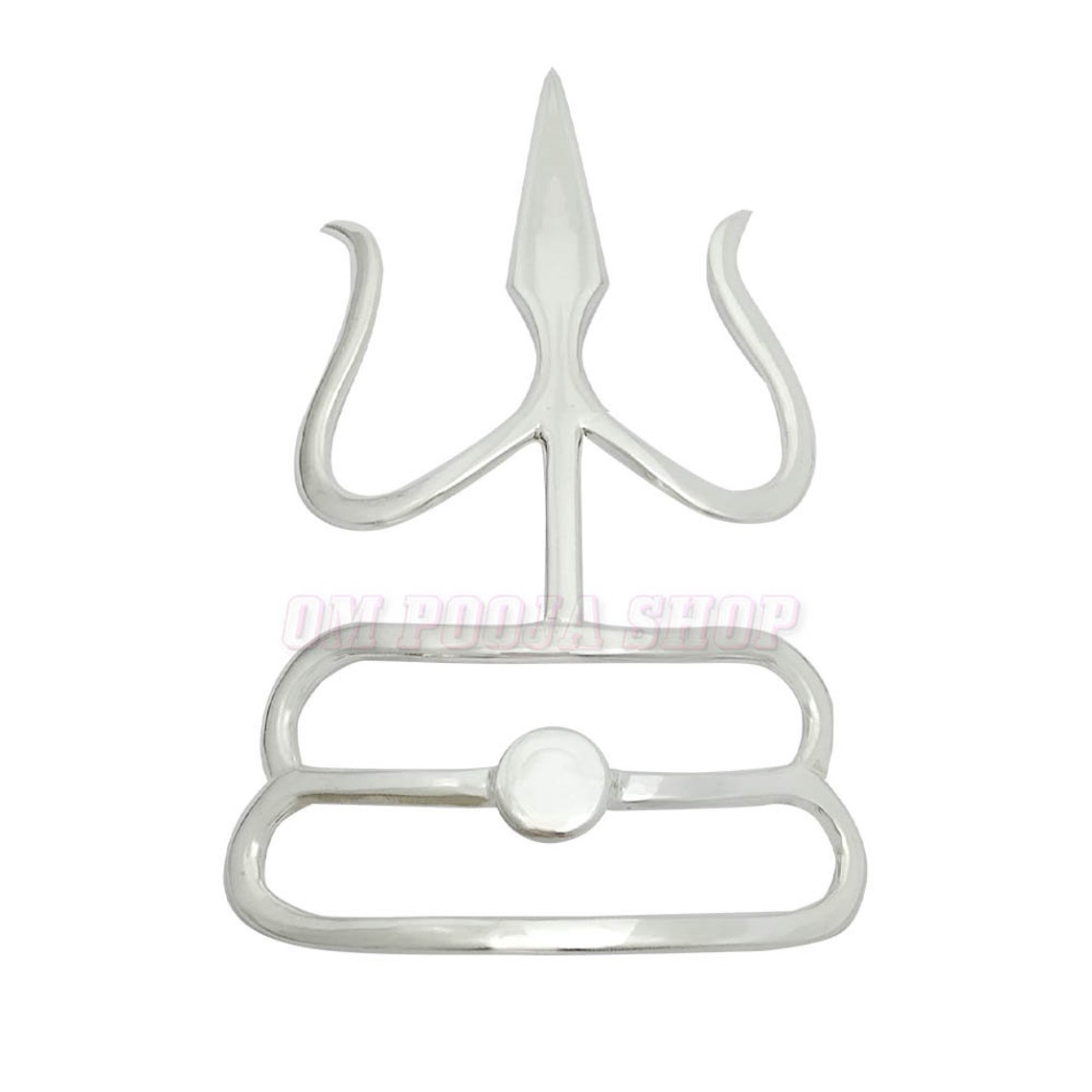Trishul Tripund in Pure Silver Hindu Idol Lord Shiva Trident/trishul - Etsy