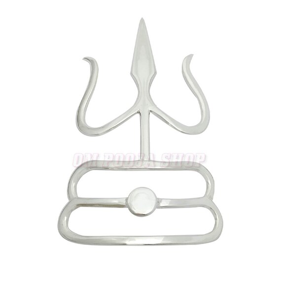 Trishul Tripund in Pure Silver Hindu Idol Lord Shiva - Etsy