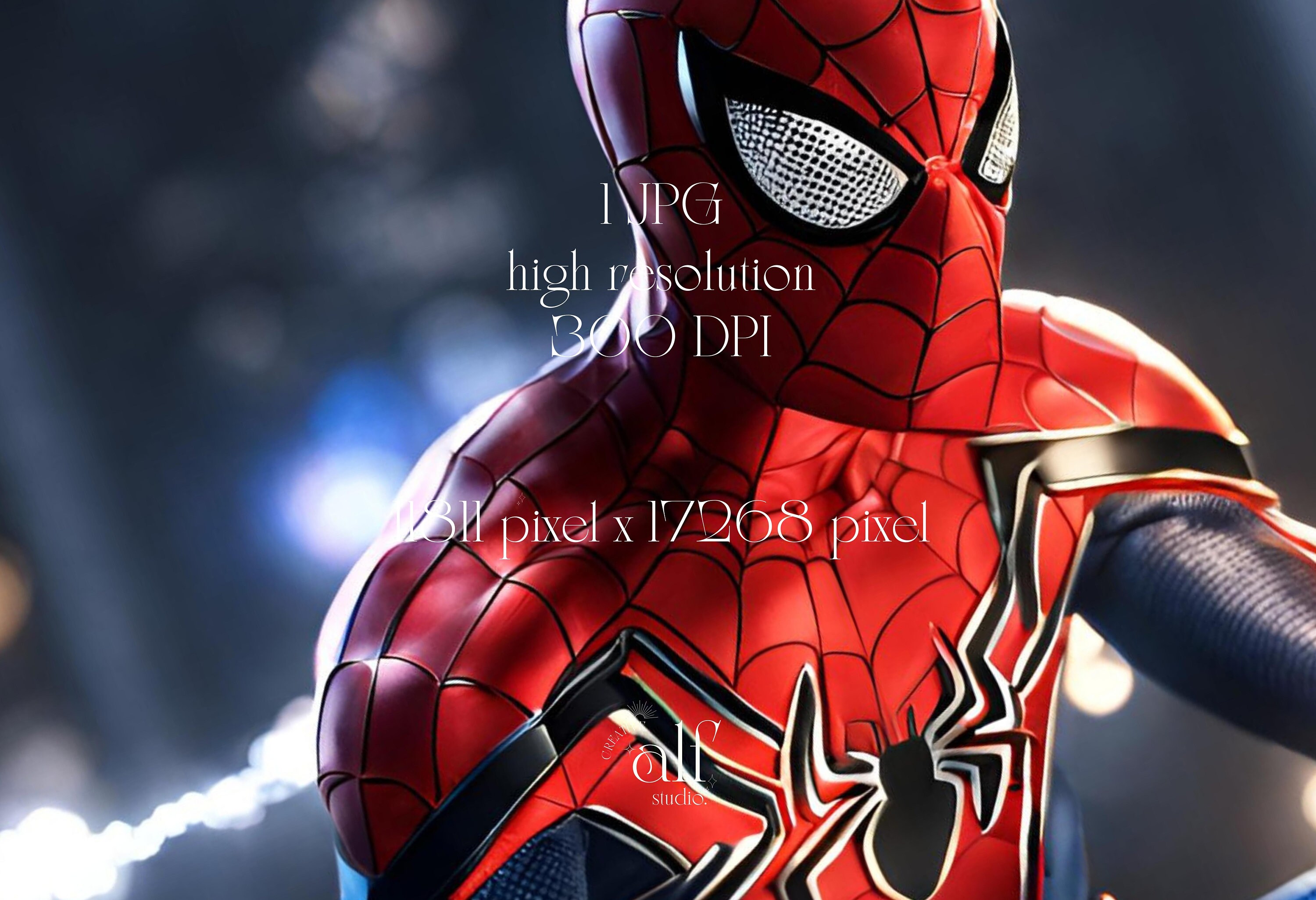 Superhero Backdrops Overlay Spiderman Photoshoot Enhancement Heroic ...