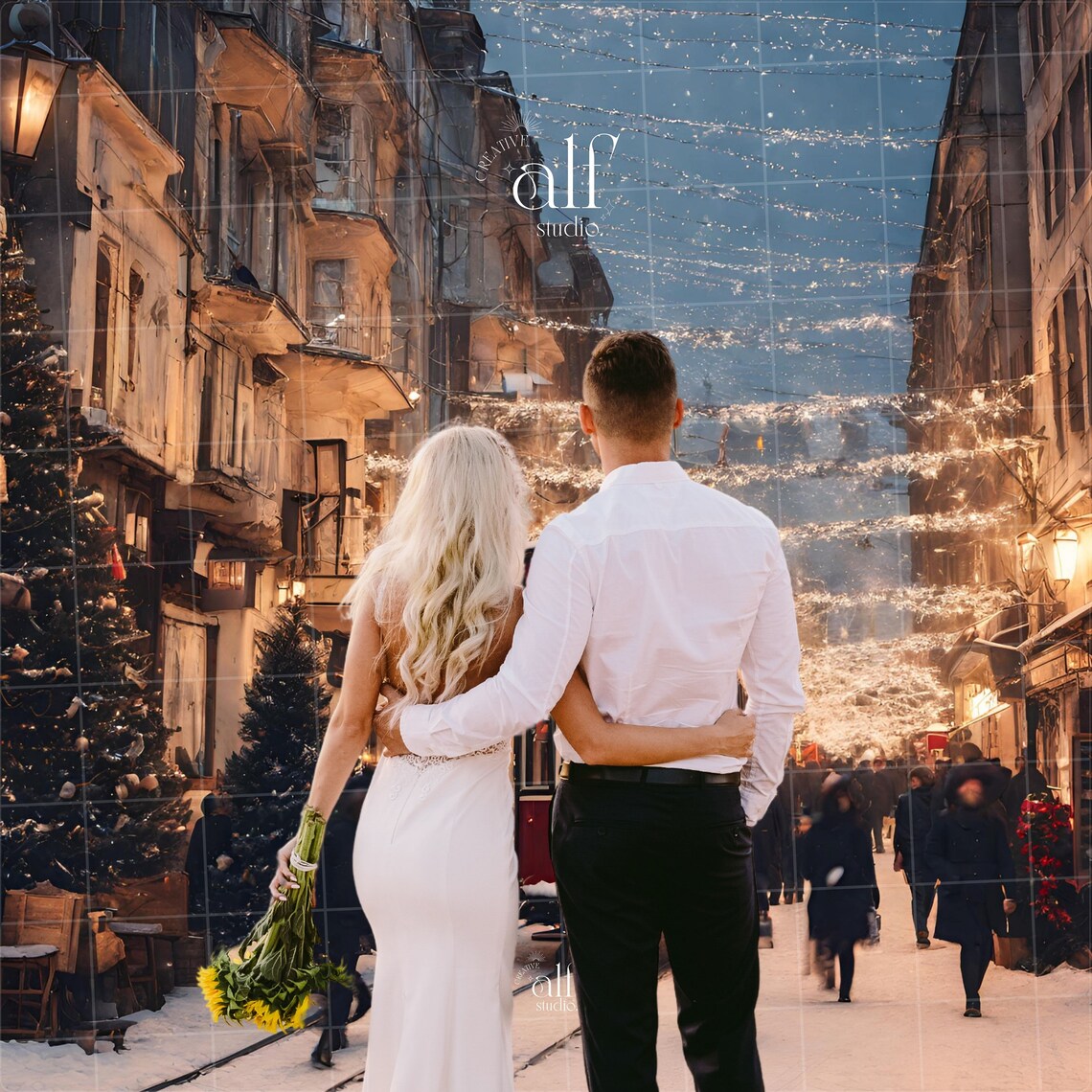 Christmas in Istanbul Backdrops Xmas Istiklal Street Backgrounds Photo ...