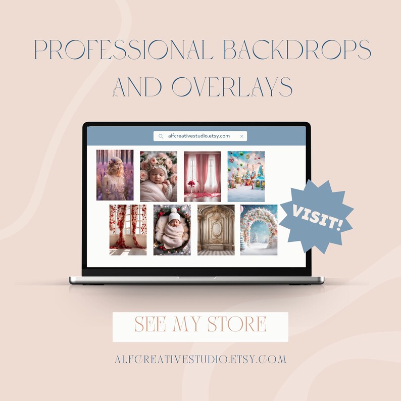 Lavender Backdrop Portrait Studio DIGITAL Magical Garden Backgrounds ...