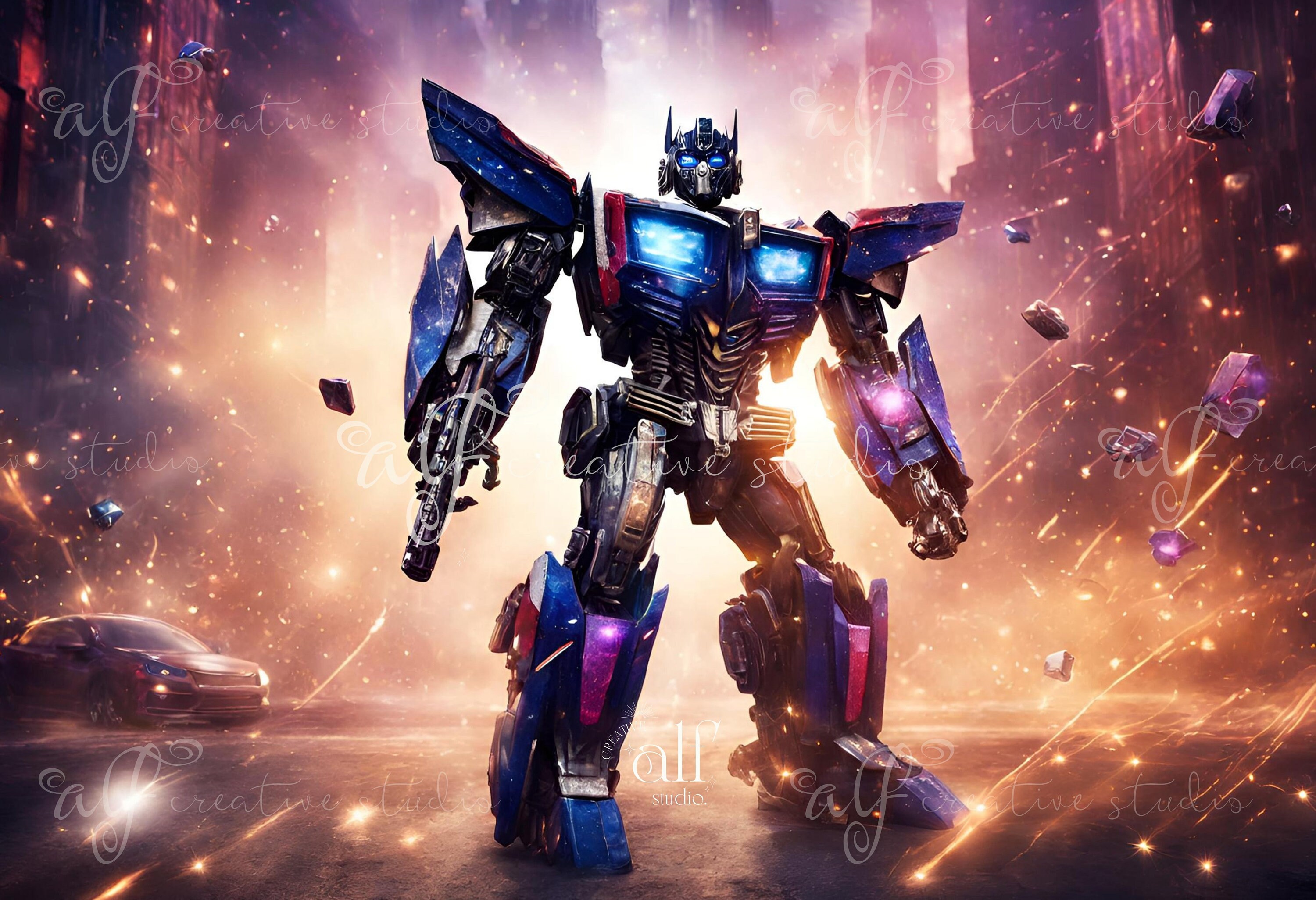 Transformers Battle Studio Props Cybertron Photoshop Overlay ...