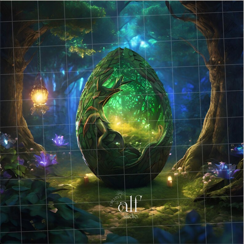 Magic Dragon Egg Backdrop Dragon Egg Background Fantasy Photography ...