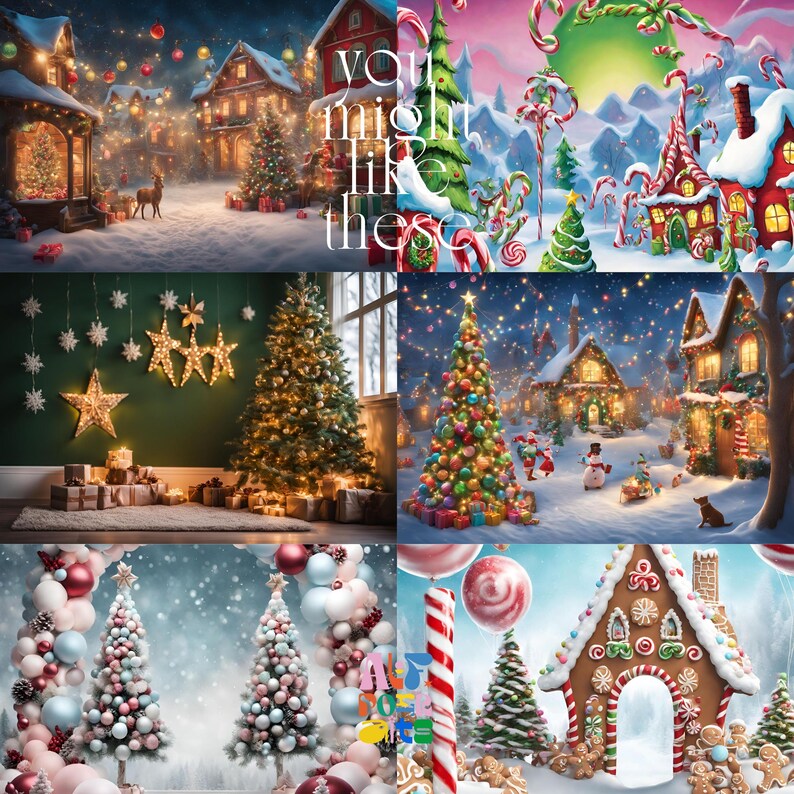 Grinch Whoville Backdrop Whoville Composite Winter Festive Holiday ...