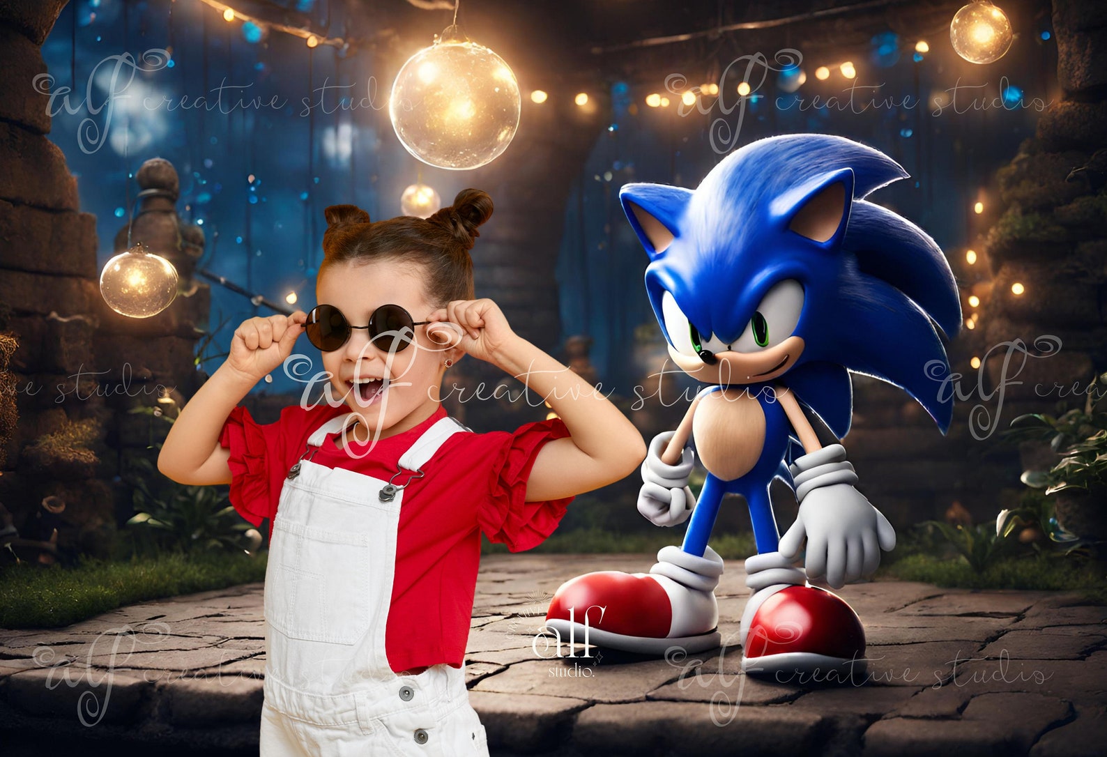 50 Sonic Digital Backdrops: Adventure Studio Decor (digital Download ...