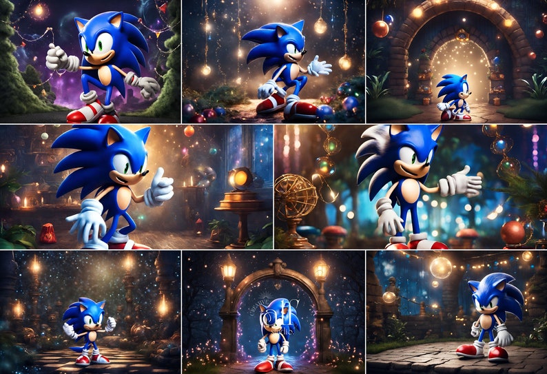 50 Sonic Digital Backgrounds Sonic the Hedgehog Backdrop Wallpaper ...