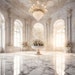 Luxurious Marble Backdrop Refined White Interior Decor Opulent White ...