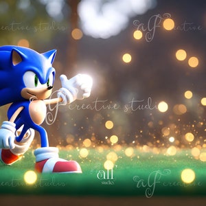Sonic Digital Background Sonic Composite Sonic Digital Wallpaper Sonic ...