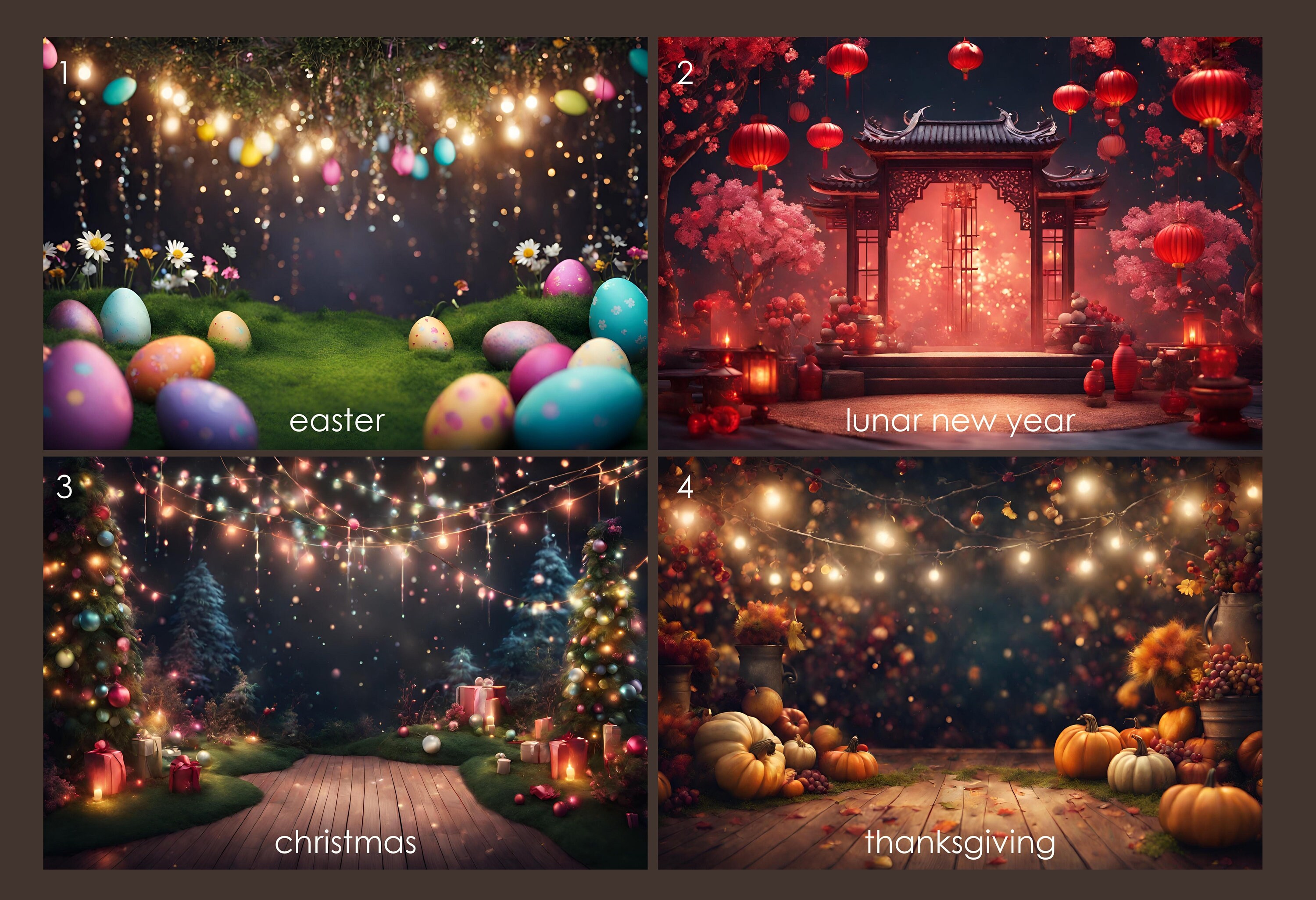 Pets Background Set of 10 Holiday Background Holiday Pets Overlay Pets ...