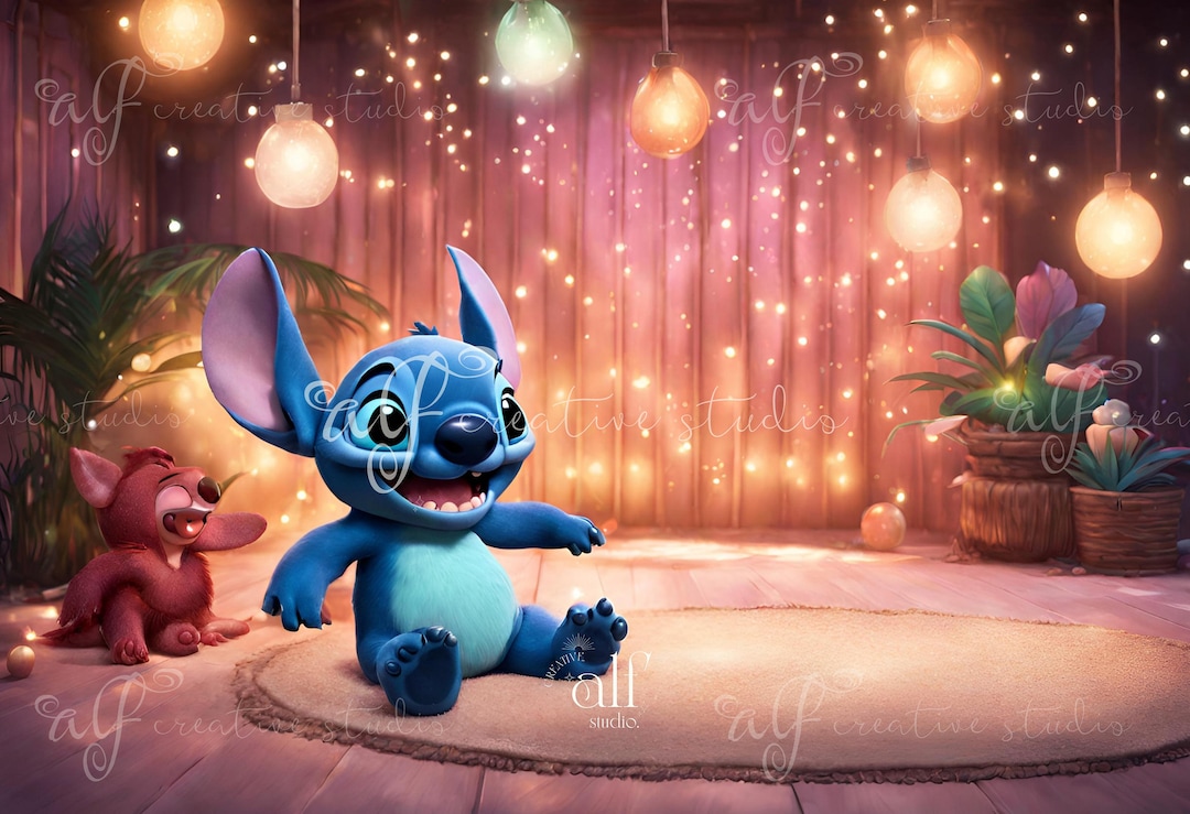 Stitch Digital Wallpaper Stitch Studio Backdrops Stitch Adventure ...