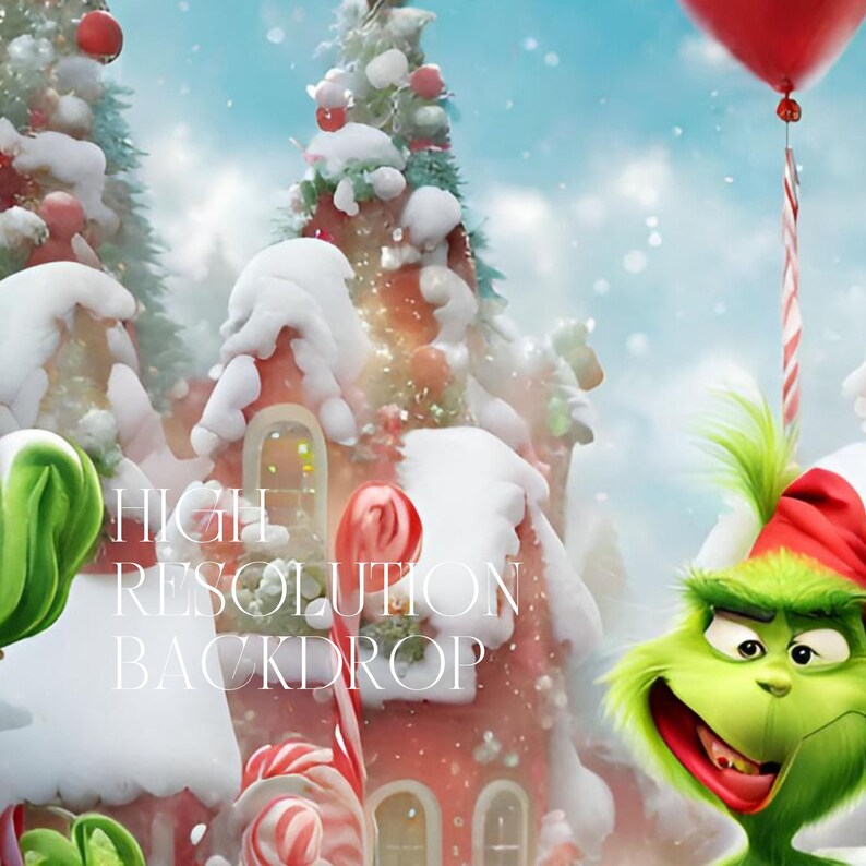 Whoville Grinch Christmas Backdrop Christmas Wallpaper Candy Whovillage ...