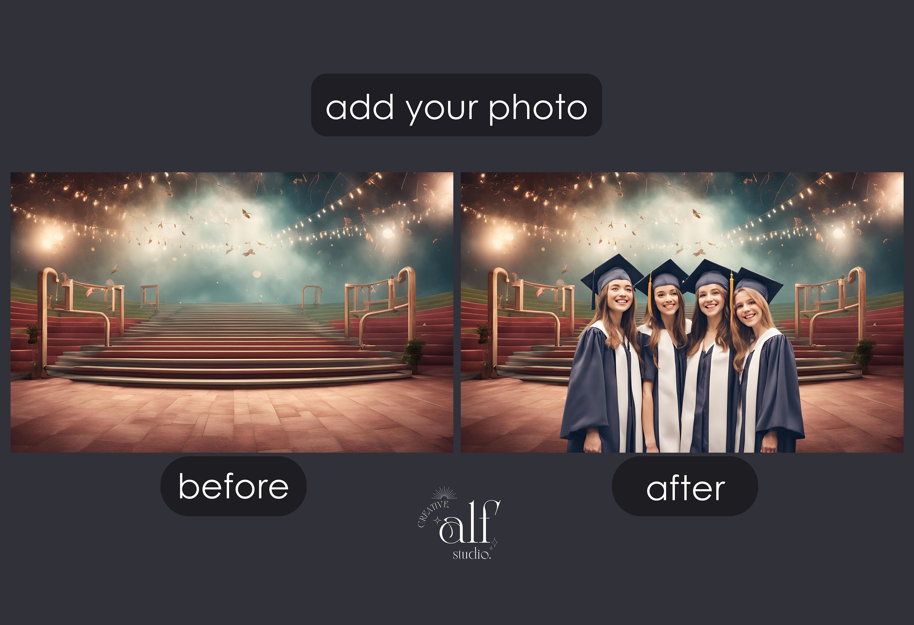 Gradution Stadium Background Graduation Photoshoot Overlays Graduation ...