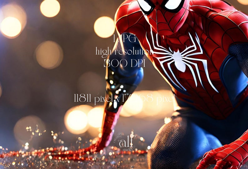 Spiderman Digital Background Superhero Backdrops Spiderman Photoshoot ...