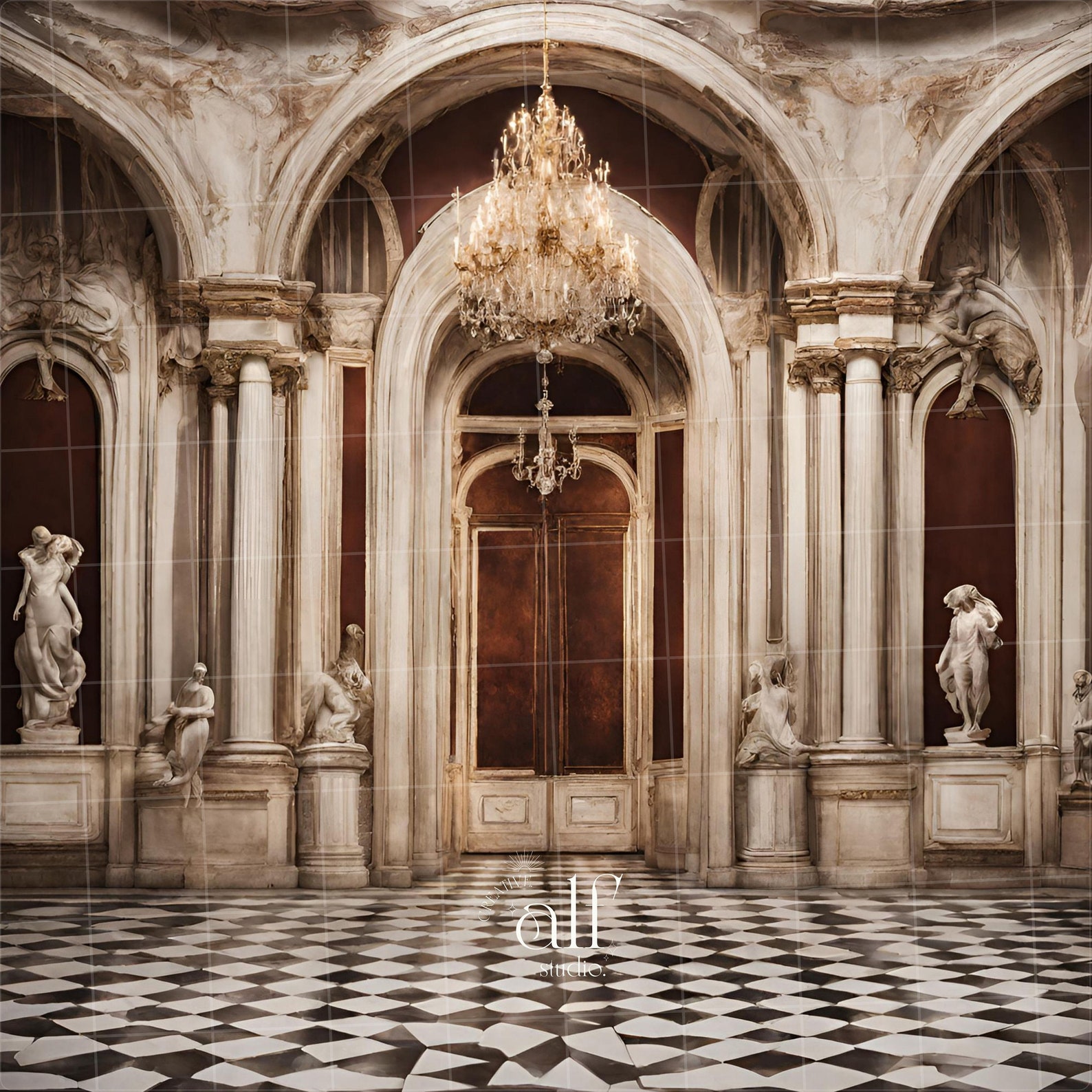 Vintage Palace Backdrop Room Backgrounds Elegance Luxurious Vintage ...