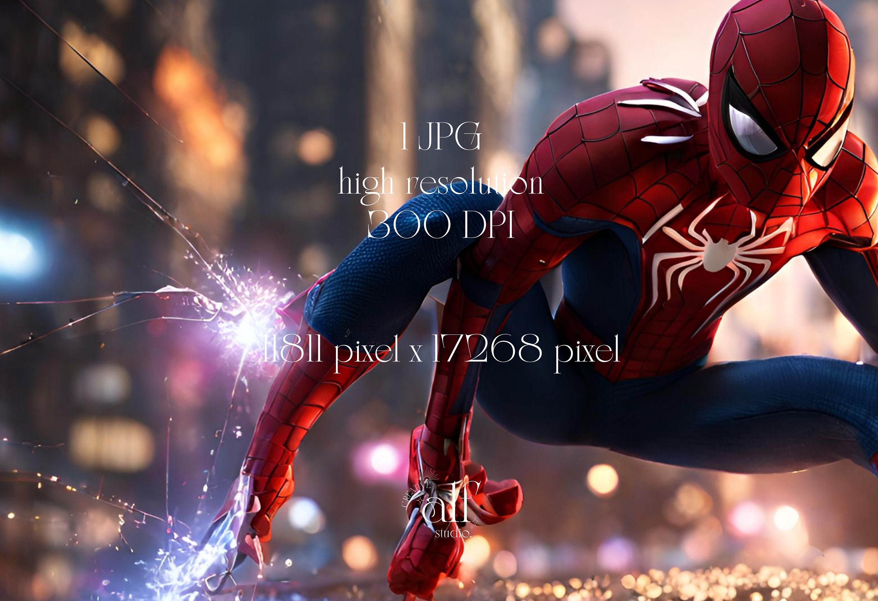 Spiderman Mask Composite Element Dynamic Comic Book Studio Decor City ...