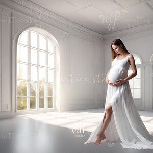 White Room Background Whiteroom Studio Overlay White Digital Photoshoot ...