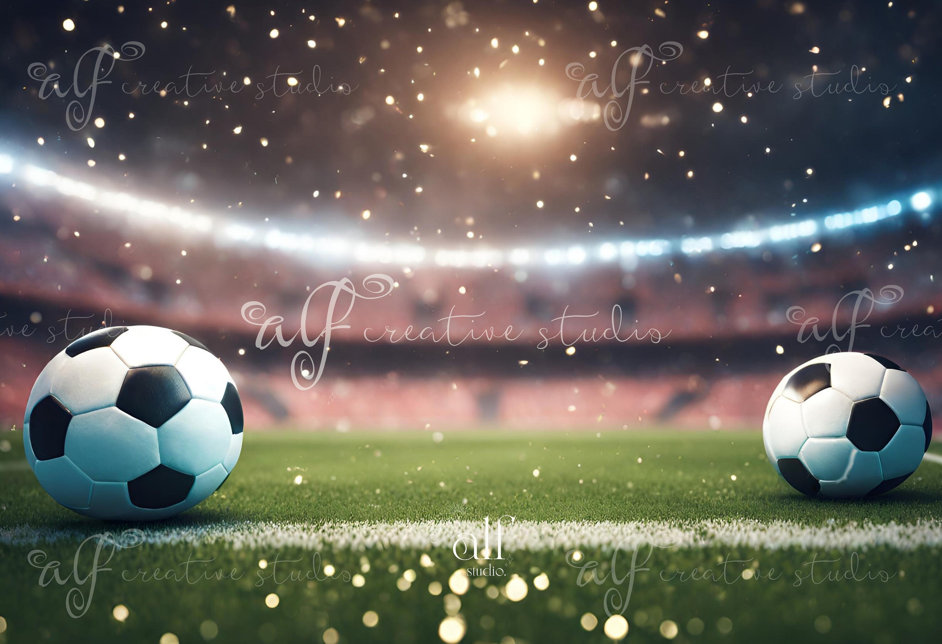 Soccer Digital Background Sport Composite Football Game Backdrop Soccer ...