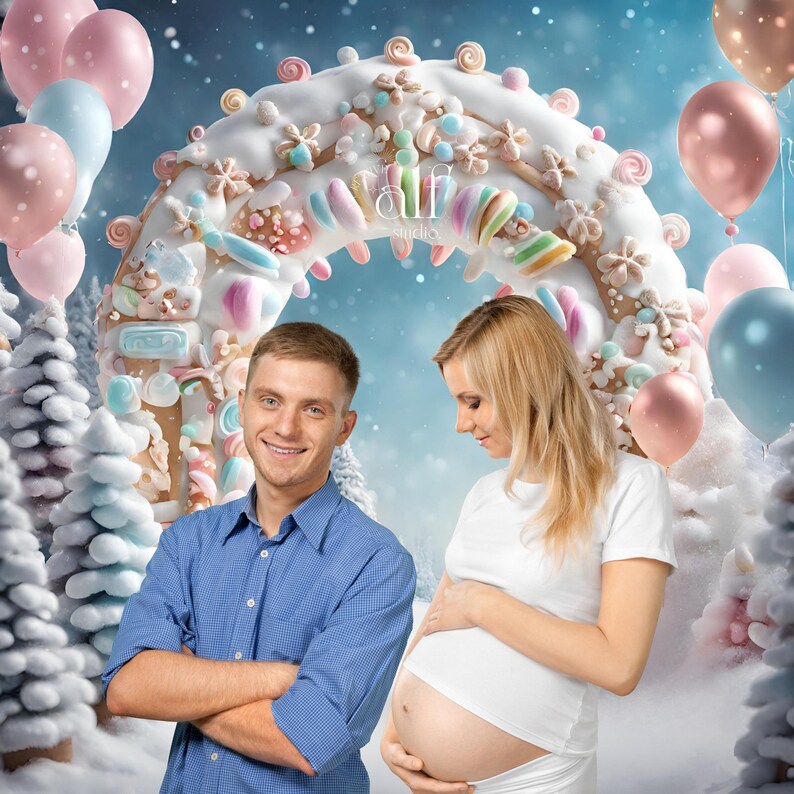 Snowy Magical Village Overlays Winter Fantasy Photo Session ...