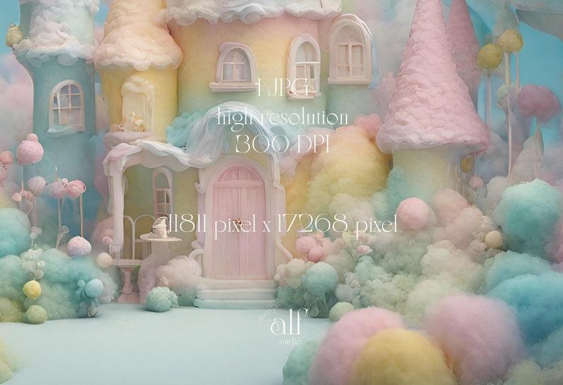 Candyland Adventure Composite Background Sugary Sweet Studio Decor ...