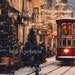 Christmas in Istanbul Backdrops Xmas Istiklal Street Backgrounds Photo ...