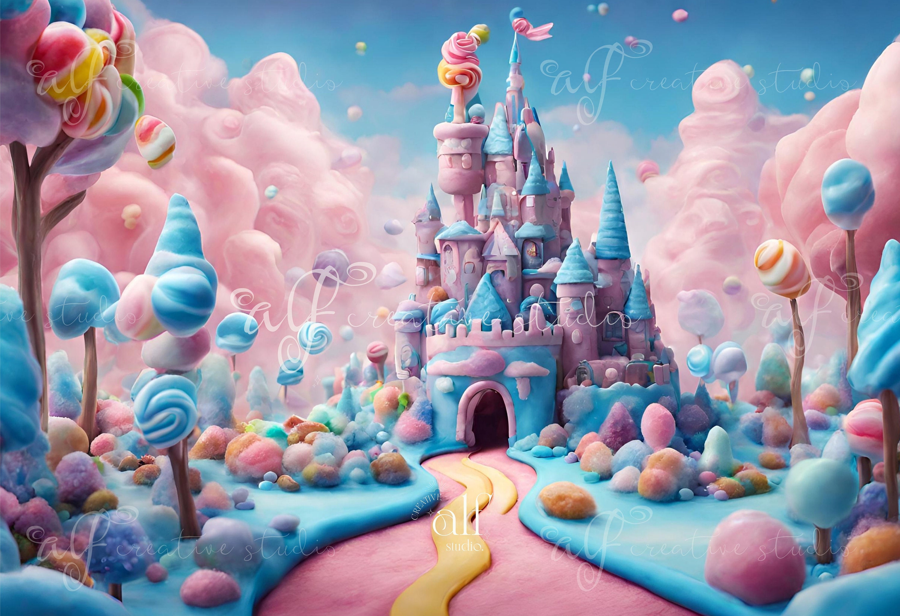 Candyland Bureaubladachtergrond