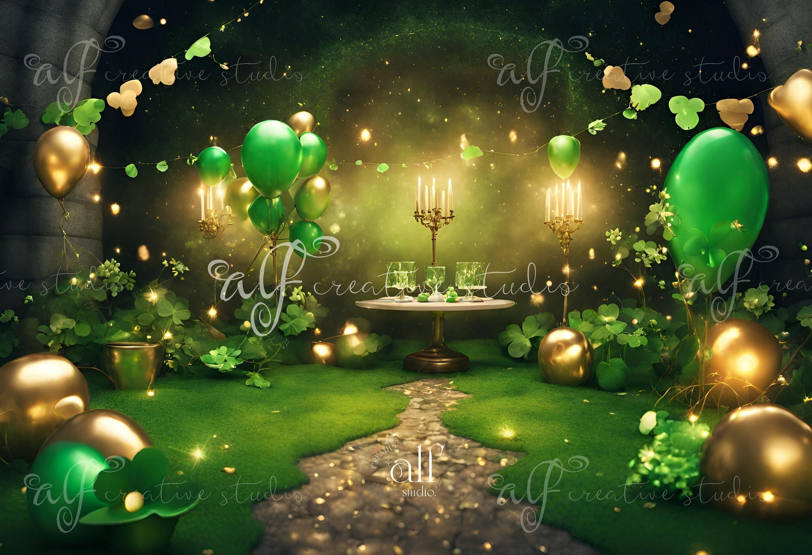Lucky Charms Photoshop Overlay Irish Celebration Digital Saint Patrick ...