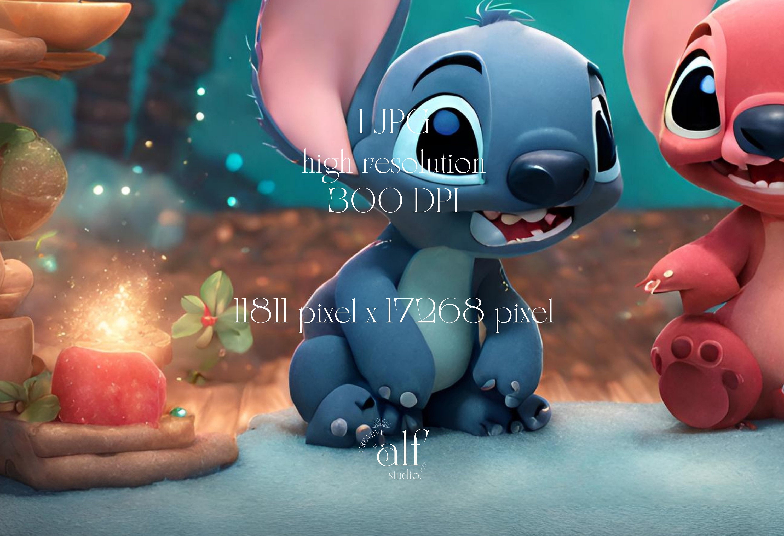 Stitch Background Stitch Digital Download Stitch Studio Decor Lilo and ...
